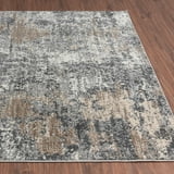 Luxe Weavers Modern Abstract Gray 4x5 Area Rug, Living Room Carpet ...