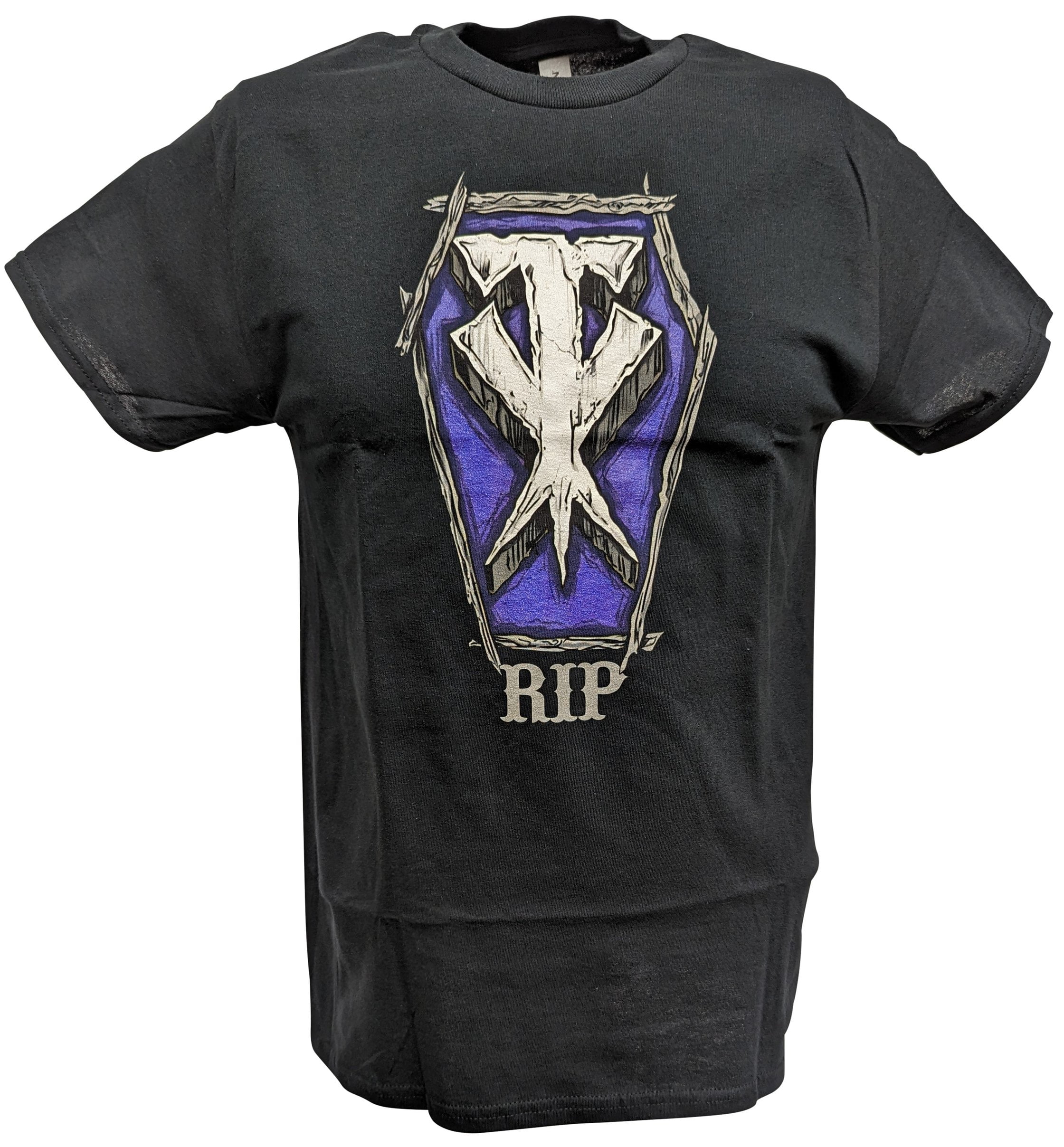 Undertaker RIP Casket TX Logo Black T-shirt - Walmart.com