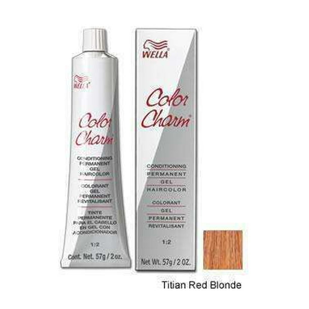 Wella Color Charm Gel Permanent Hair Color - 8RG/729 Titian Red Blonde ...