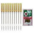 ENMJIAW 10Pcs Organ Needle Sewing Needle,Big Eye Sewing Machine ...