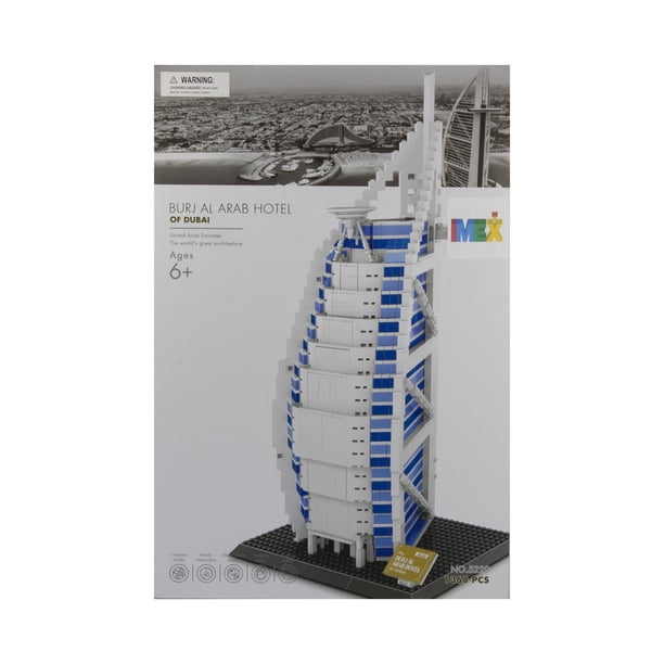 THE BURJAL ARAB HOTEL BUILDING BLOCK SET 1368 PCS - Walmart.com