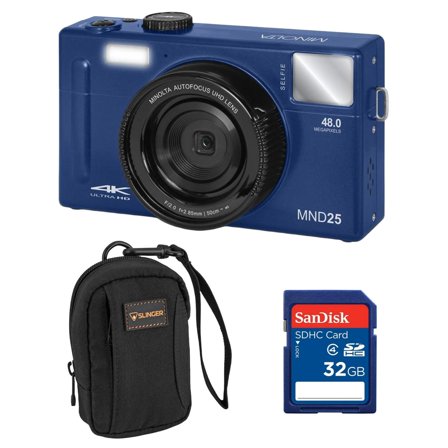 Minolta 20 Mega Pixels 1080pHD Bridge Digi Camera w/35x Optical Zoom in ...
