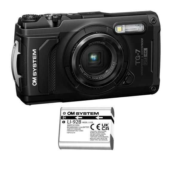 Olympus Tough TG-6 Compact Digital Camera - Black, Shoot, Pro Features ...