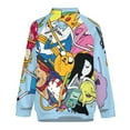 Adventure Time Animated Fashion Jacket Mens Windbreaker Coat ...