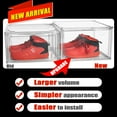 Shoe Storage Box Containers Clear Sneaker Box Plastic Stackable Boot ...