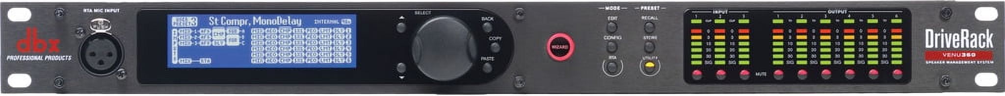 Procesador De Audio Digital DBX DRIVERACK VENU 360 3 entradas/ 6 ...