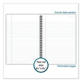 Cambridge Wire Bound Business Notebook, Wide/Legal Rule, Black Cover, 9 ...