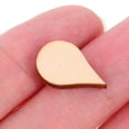 WHAMVOX 100 Pcs Craft Water Drop-shaped Wood Slices DIY Decorations ...