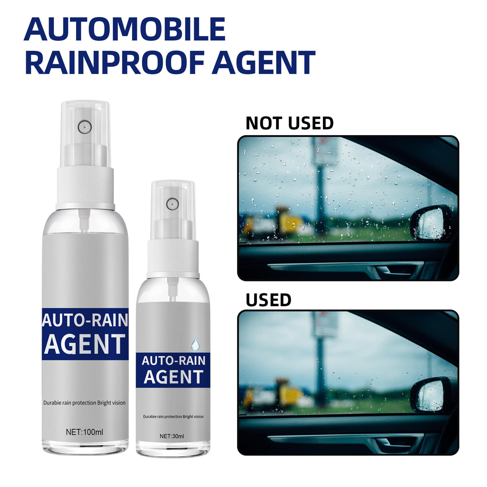Mightlink 30/100ml Defogging Agent Waterproof Antifogging Car Window ...