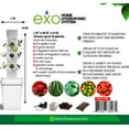 Exo Hydroponics 3 Tier Vertical Planter, Indoor/Outdoor, 12 Stacking ...