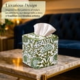 Agate Green Hand Block Printed Cotton Tissue Box Cover - Walmart.com