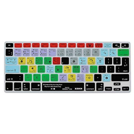 XSKN Ableton Live Functional Shortcut Silicone Keyboard Skin Cover for ...