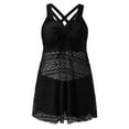 Jiuke High Waisted Swimsuits For Women Tankini Swimdress Conservative Tankini Separate Swimsuit