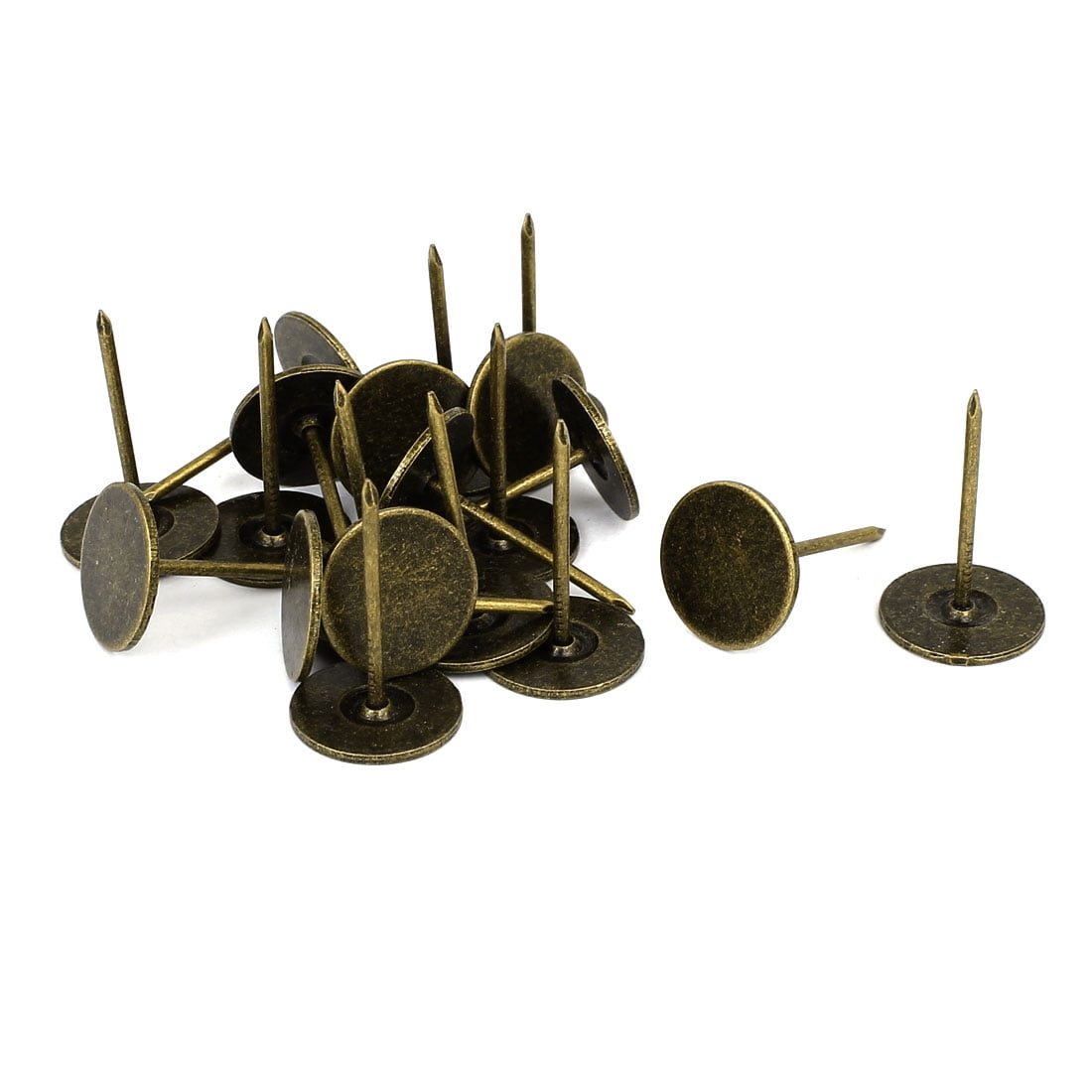 Message Notice Board Map Round Flat Head Thumb Tack Bronze Tone ...