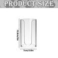 Acrylic Disposable Paper Cup Storage Box Cotton Organizer Mouthwash Cup ...