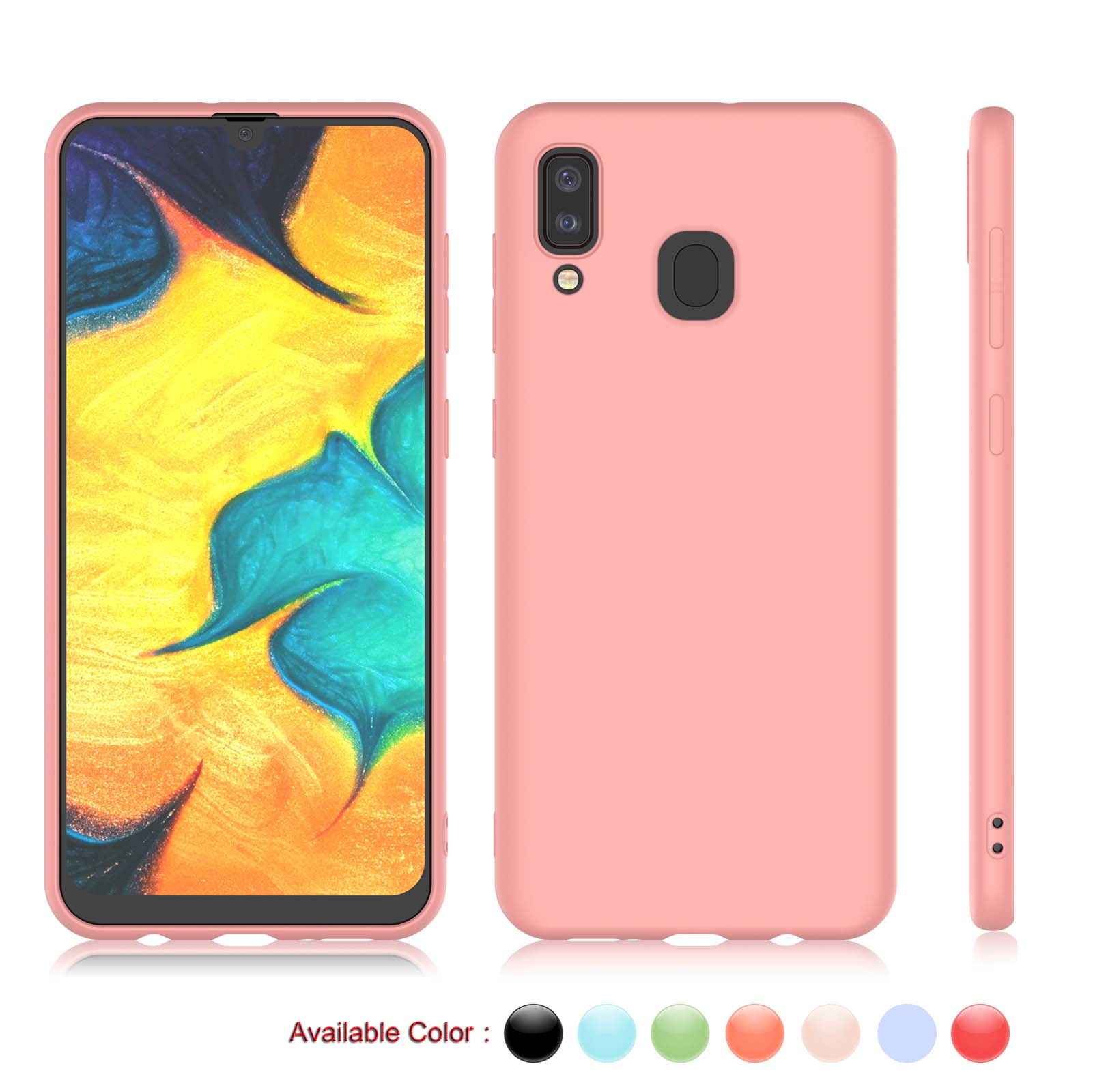 Njjex Case Cover for Samsung Galaxy A20 A30 A50 A505U, Njjex Shockproof ...