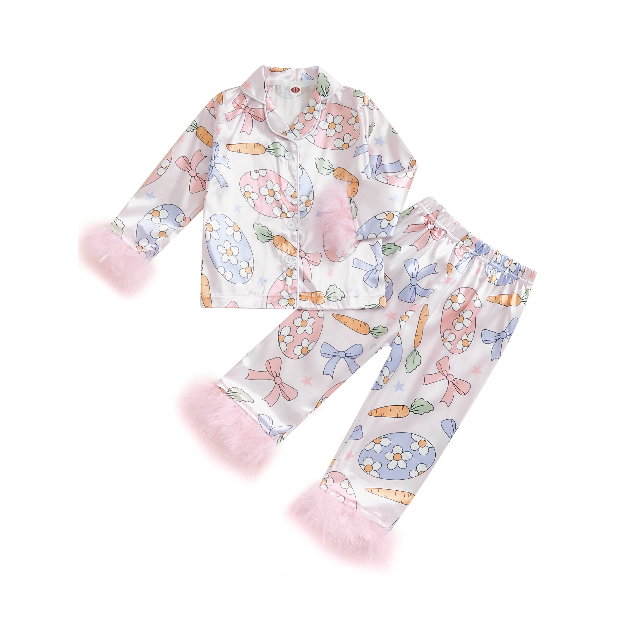 Click here for Gupgi 1-9 Years Little Girl Easter Pajamas 2pcs Ki... prices