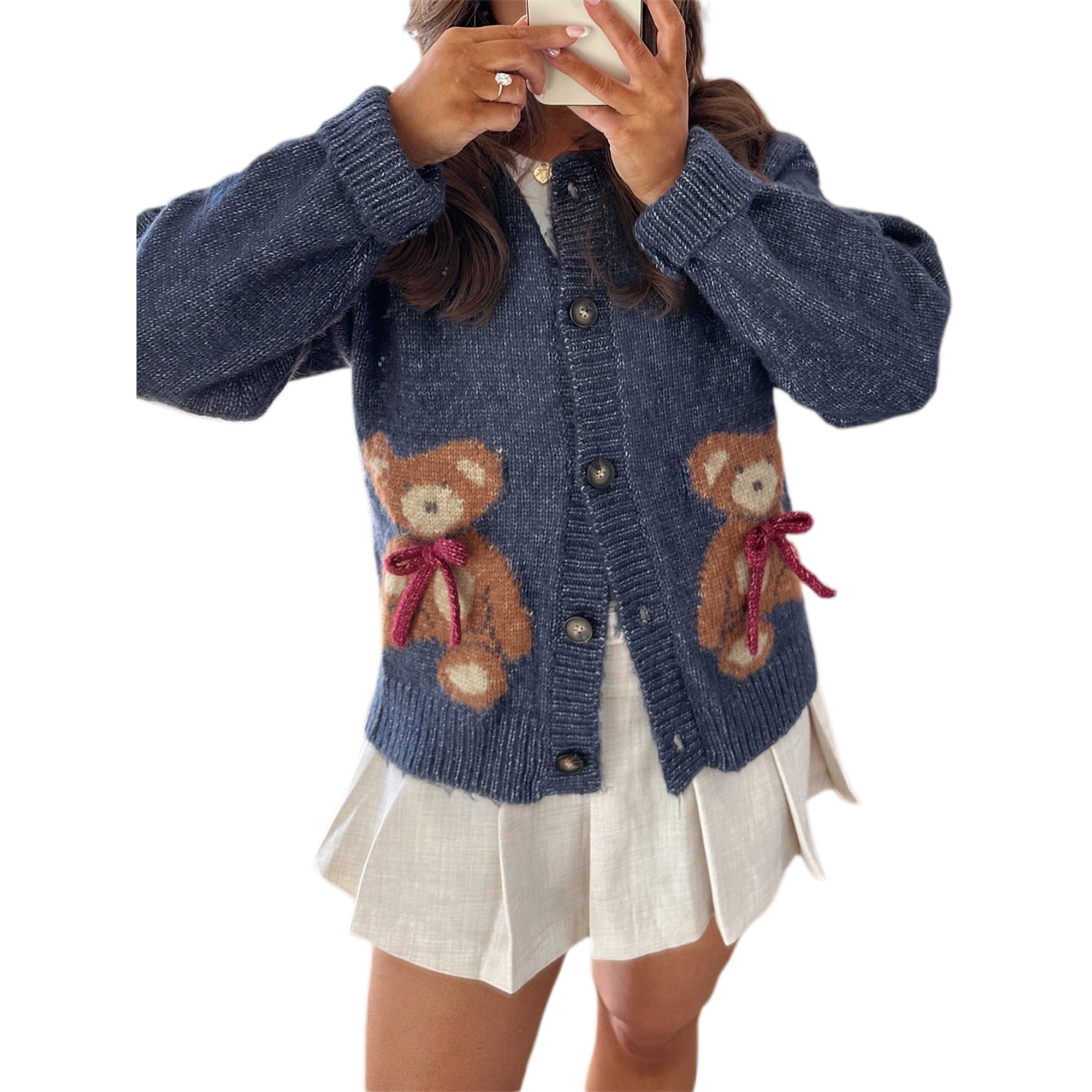 Click here for Thefound Womens Autumn Sweater Cardigan Long Sleev... prices