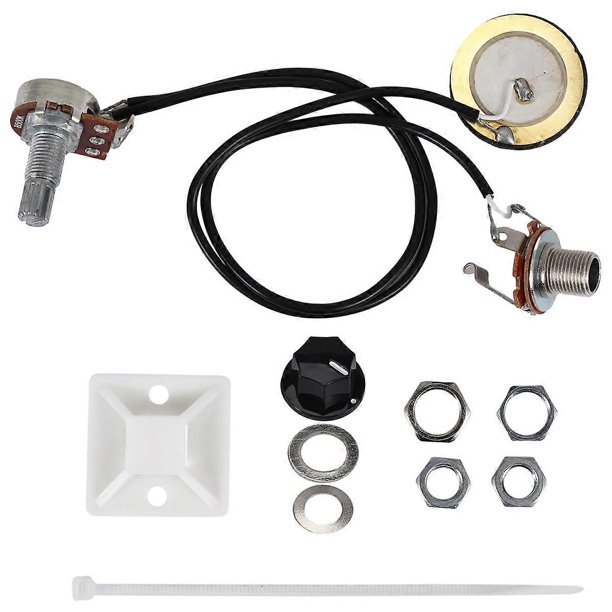 27MM Guitar Pickup Piezo ducer Prewired Amplifier With 6.35MM Output ...