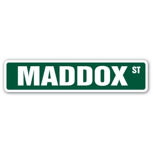 Click here for Signmission Ss-Maddox 4 X 18 In. Maddox Street Sig... prices