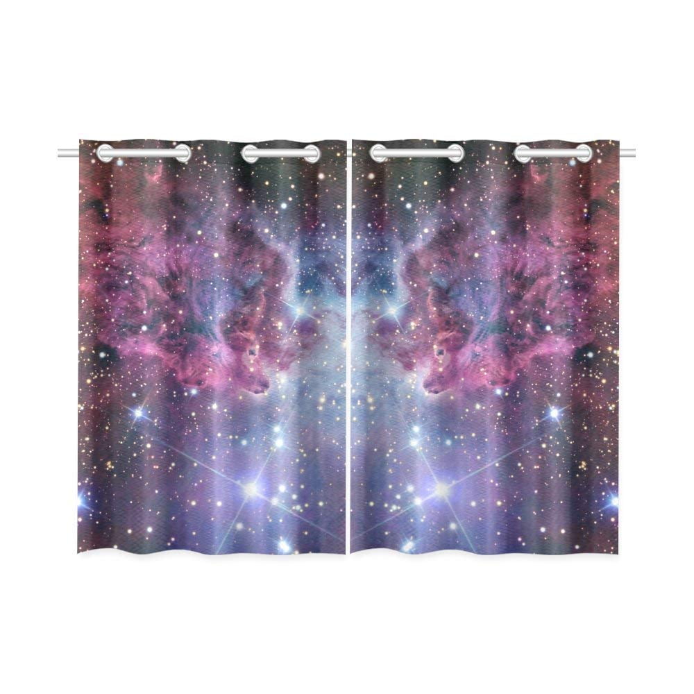 CADecor Galaxy Space Window Curtain Window Treatments Kitchen Curtains ...