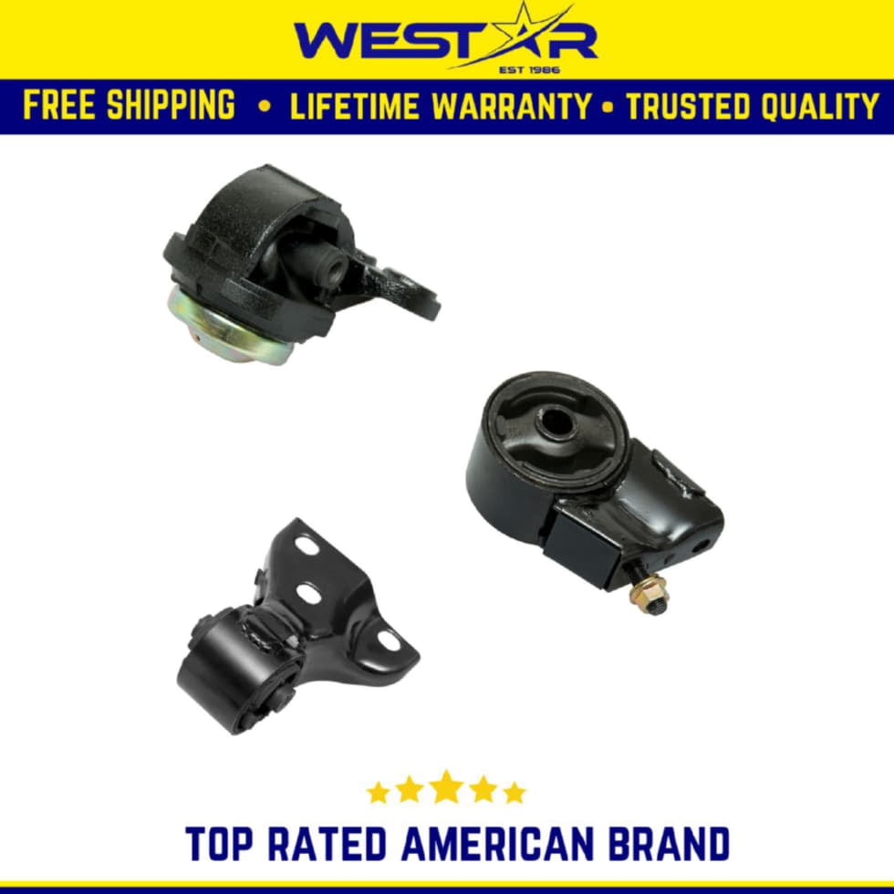Engine Motor Mount Set 3PCS Compatible for 1988-1992 Mazda 626 2.2L ...