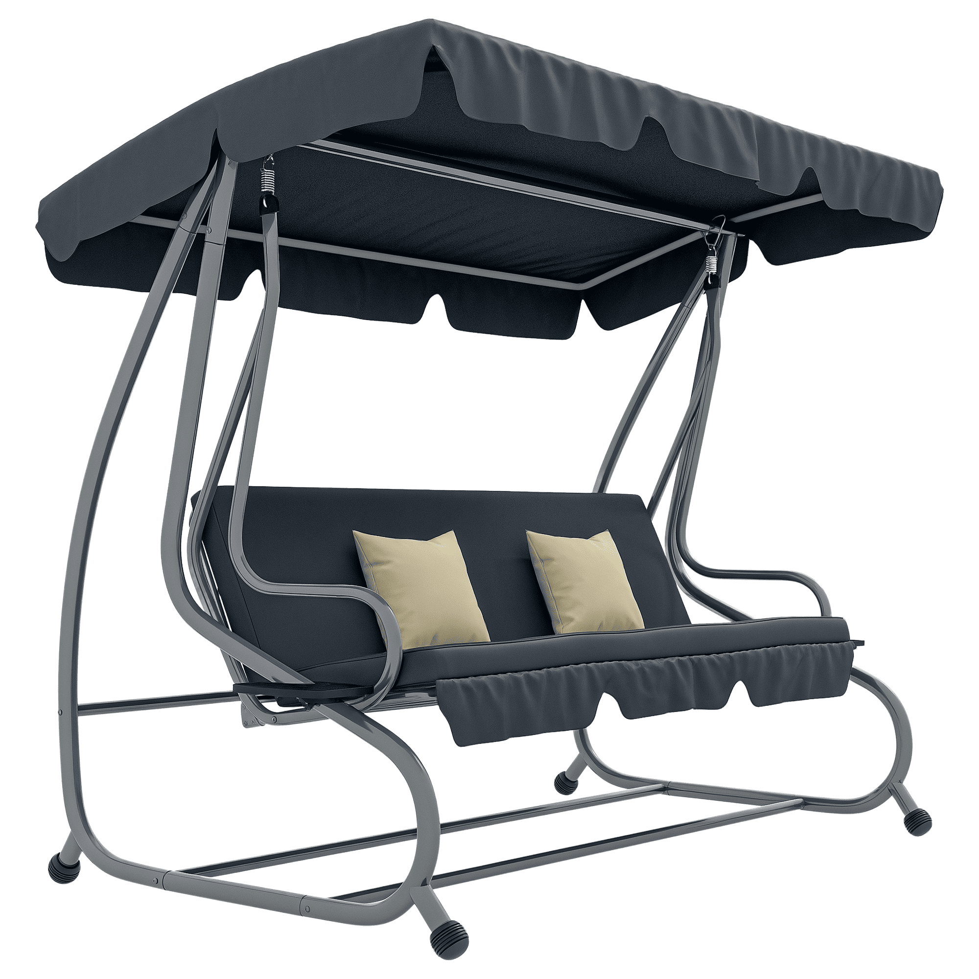 Click here for Outsunny 3 Seater Covered Swing Chair Garden Hammo... prices