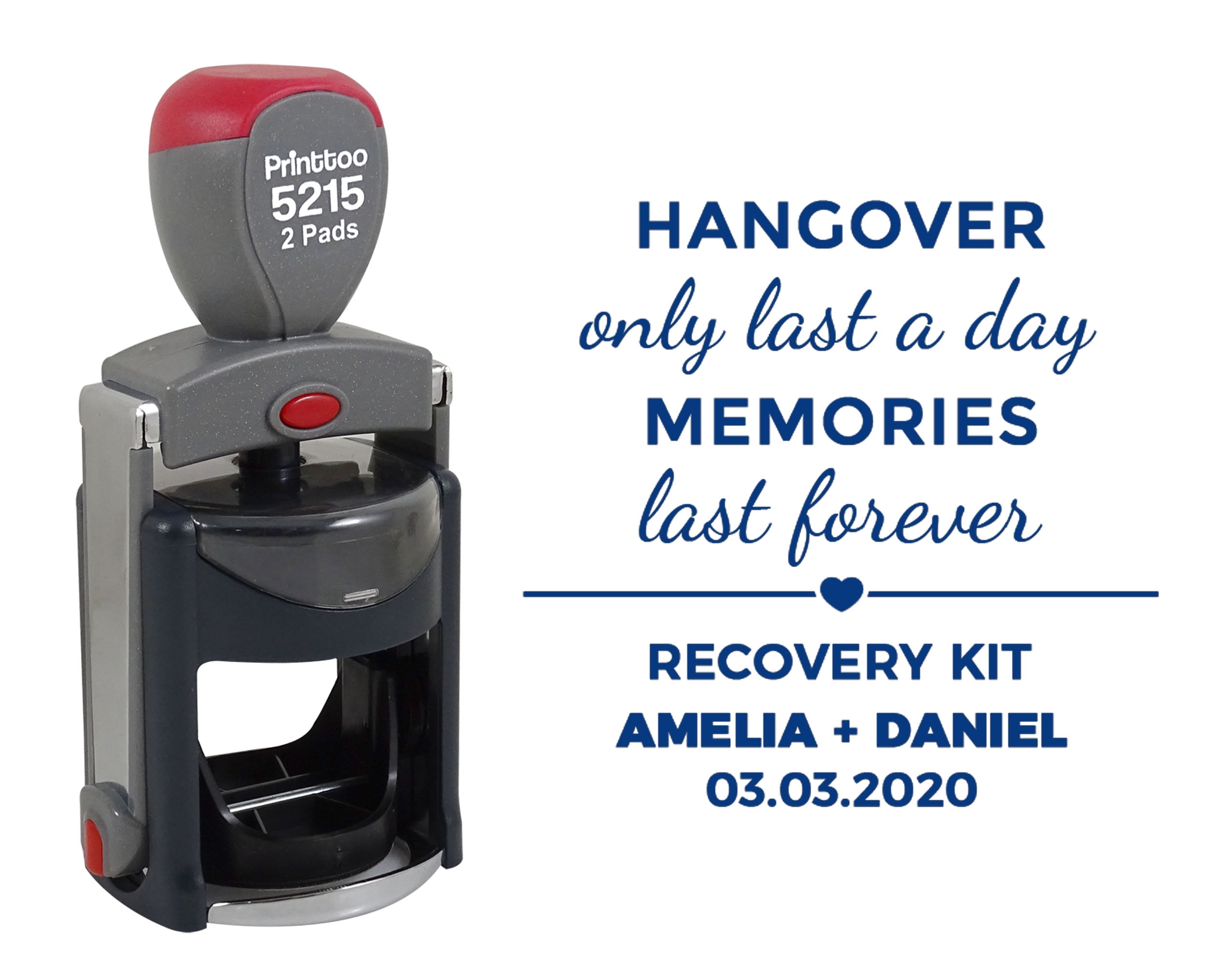 Printtoo Office Stationary Stamp ENTERED Self Inking Rubber Stamp-Black ...