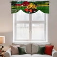 Barn Truck Sunflower Tie Up Valance Curtains Farm Countryside Rustic ...