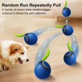 Interactive Cat Ball with for Indoor Cats,Automatic Moving Pet Toy,Wave ...