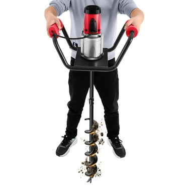 Yescom 1500W Electric 1-man Post Hole Digger with 6-inch 4-inch Bit ...