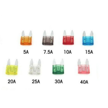 Small Size Auto Fuse Assortment Kit Car Standard Blade Fuses 5A 7.5A ...