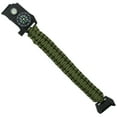 SDS Survival Paracord Bracelet - Green 7-in-1 Camping Tactical Bracelet ...