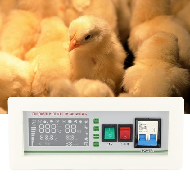 Digital Temperature Humidity Incubator Controller, Large Screen 5 Modes Egg Incubator ...