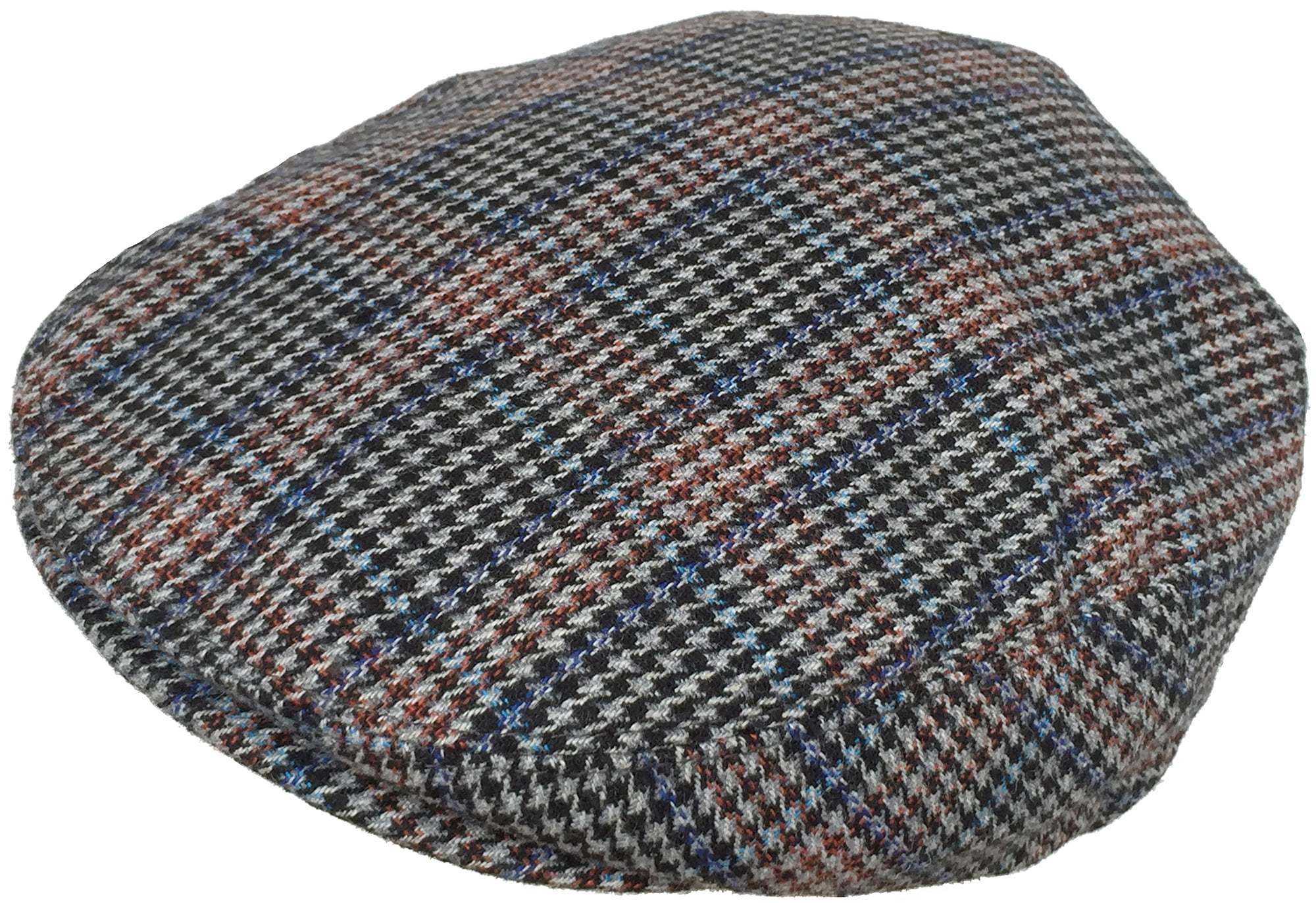 Plaid Wool Blend Ivy Scally Cap Houndstooth Driver Hat Newsboy Gatsby ...