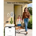 Smart Deadbolt Lock Fingerprint with 2 Lever Handles, Keyless Entry ...