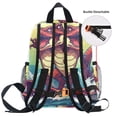 ALAZA Dinosaur Skating Pattern School Backpack Student Bookbag Mini Bag ...