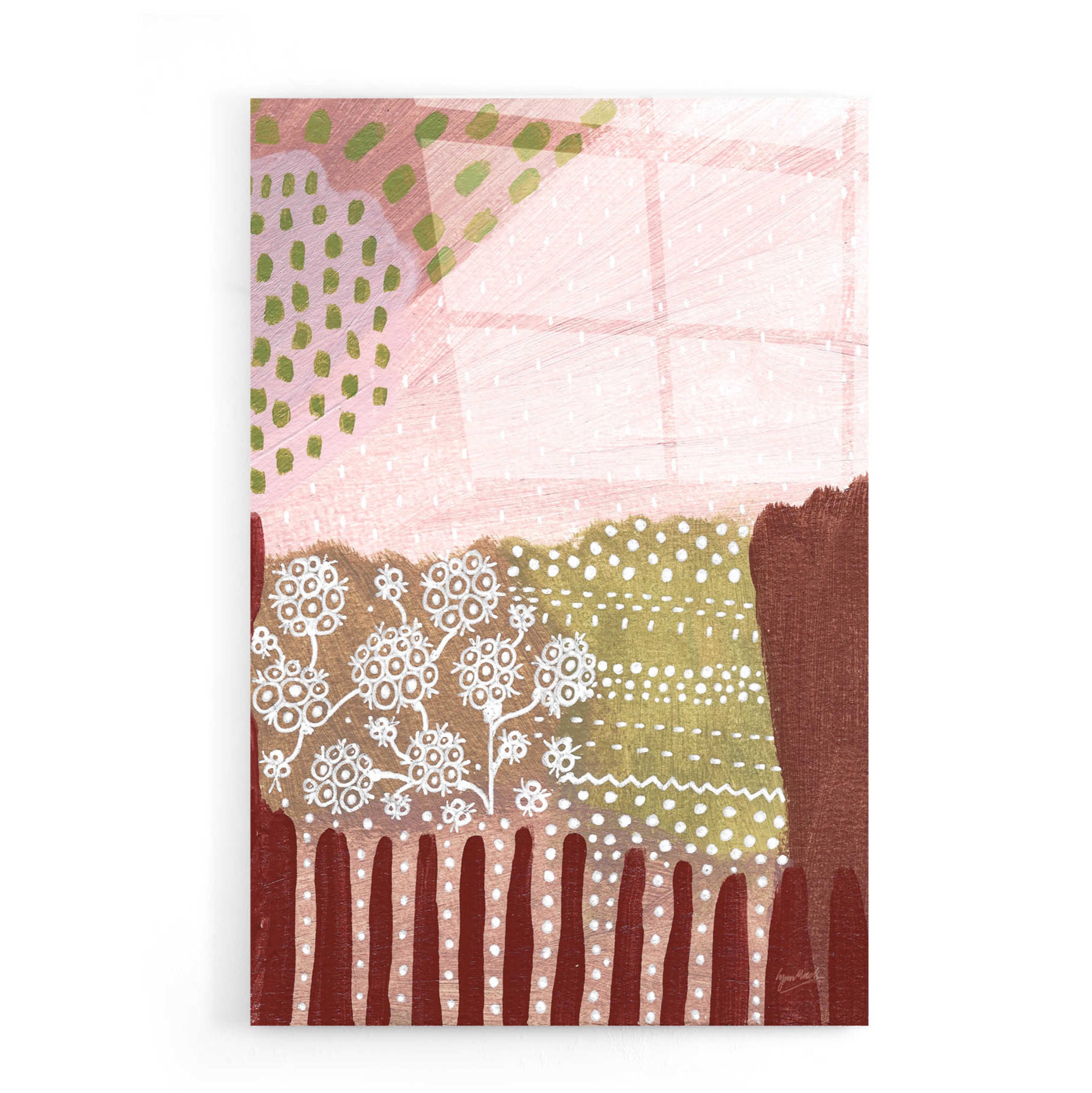 Epic Art 'Salt Shrub I' by Lynn Mack, Acrylic Glass Wall Art, 16"x24 ...