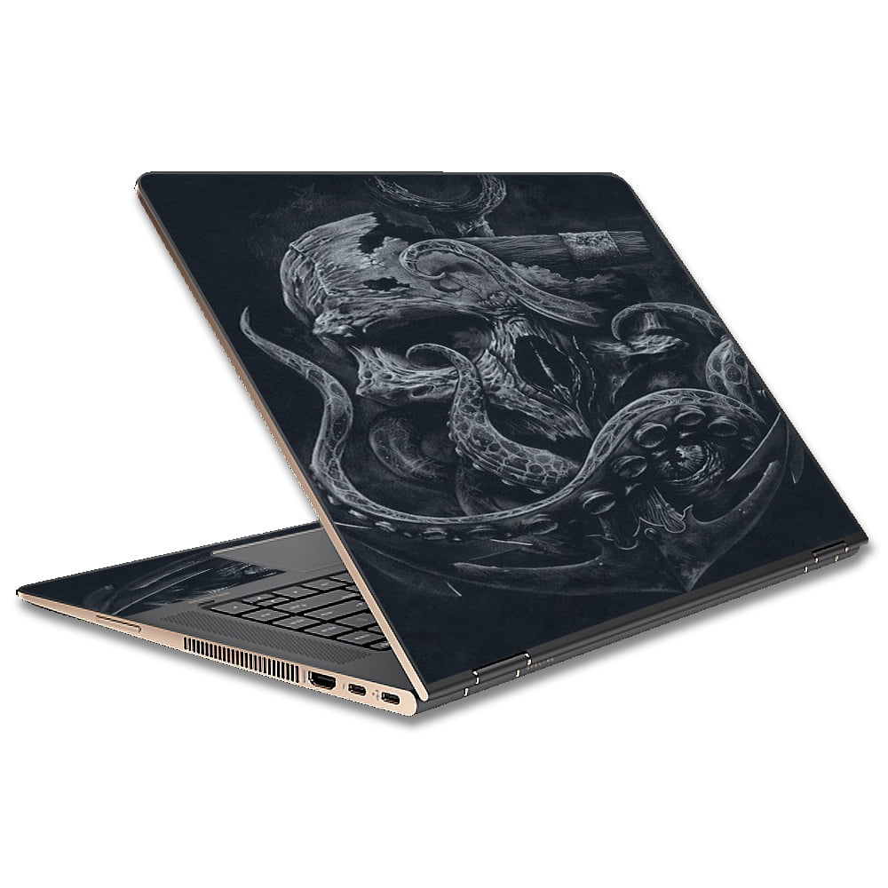Skins Decals For Hp Spectre X360 15T Laptop Vinyl Wrap / Skull Anchor ...