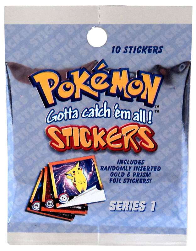 Pokemon Series 1 Sticker Pack - Walmart.com