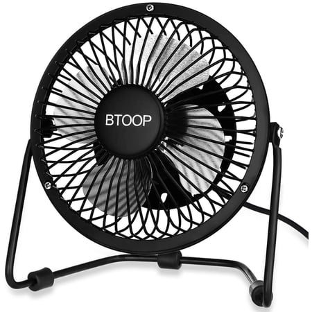 4 Inch Mini USB Desk Fan - Small - Black | Walmart Canada