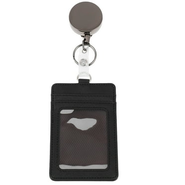 KEY-BAK MINI-BAK Retractable Badge Holder with 36" Nylon Cord, Swivel ...