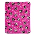 Disney Minnie Mouse Plush Toddler Blanket, Pink, 40"x50", Girl ...