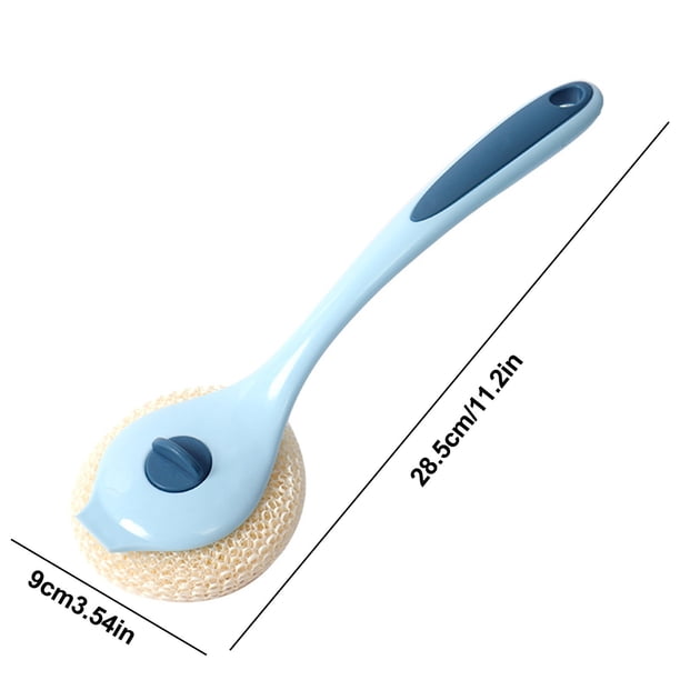 Lolmot Cleaning Brush With Handle Kitchen Cleaning Brush Replaceable ...