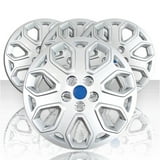 Set of Four 16" Silver Hubcap Wheel Covers for 2012-2014 Ford Focus ...