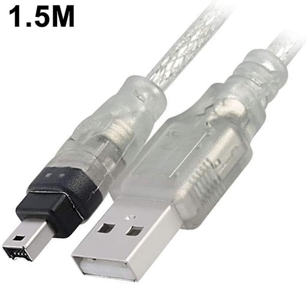 Cable Usb Male To Firewire Plug To Mini 4-pin To Firewire Adaptor For ...