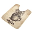 Bathroom Plush Absorbent Mat Single Square Pad 16x24Inches Bath Mat ...