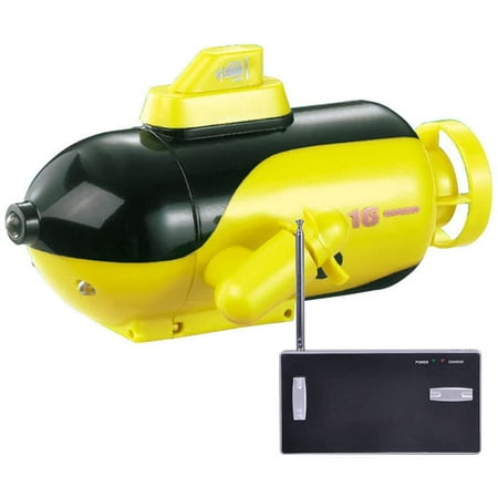 4-Channel Micro Submarine Electric Mini RC Boat Simulation Military ...
