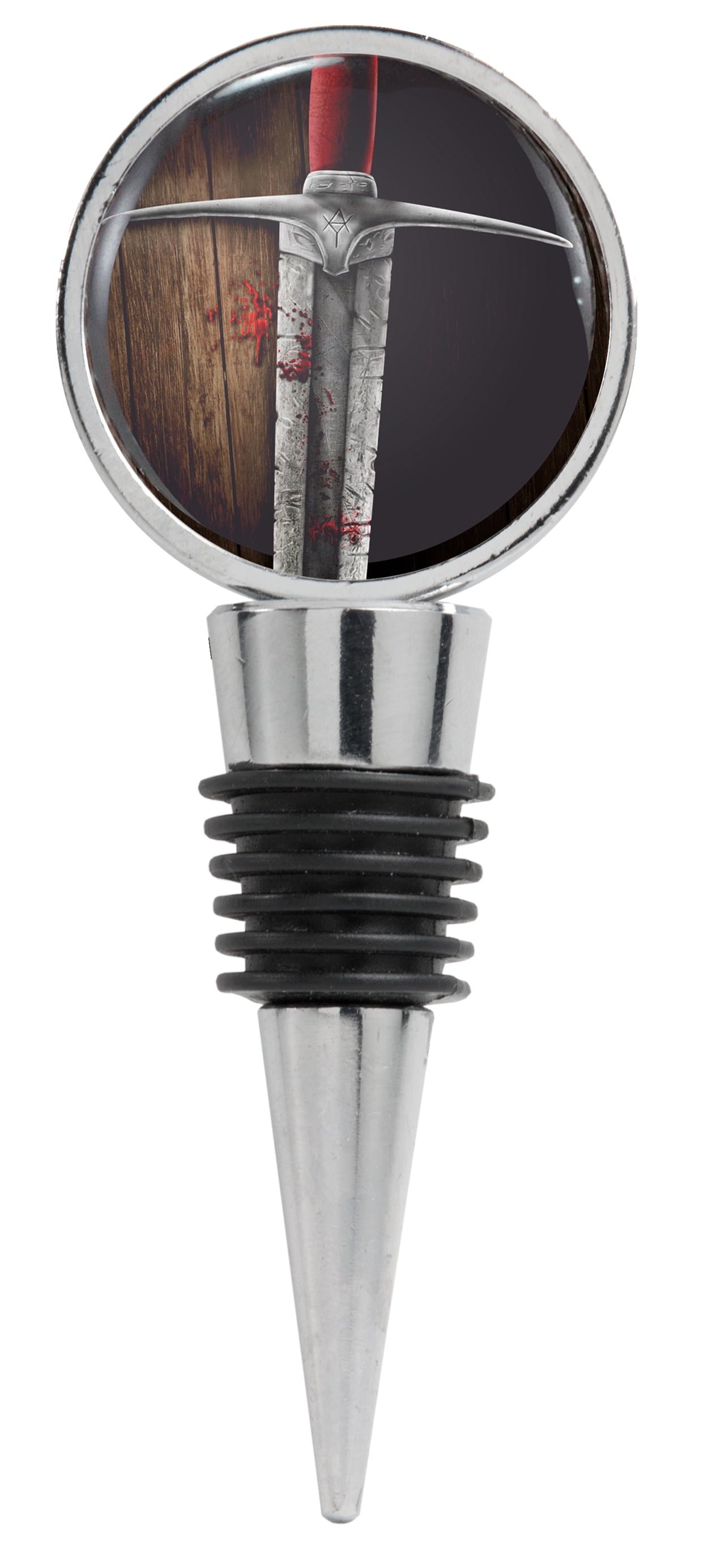 Illustration of Medieval Bloody Sword Wine Stopper - Walmart.com