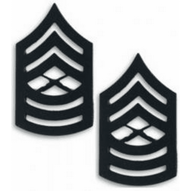 USMC Black Metal (Solid Brass) MSGT Master Sergeant Chevron Rank ... USMC Black Metal (Solid Brass) MSGT Master Sergeant Chevron Rank ...